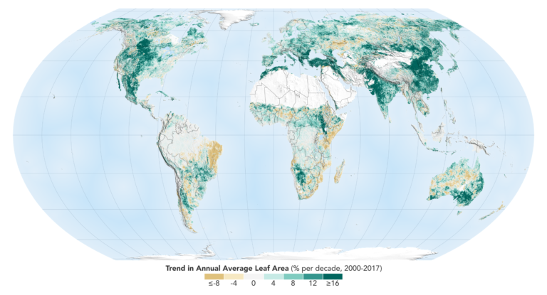 MODIS Shows Earth is Greener | Terra